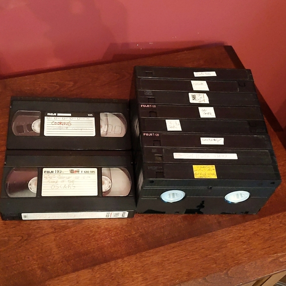 Various | Other | Vhs Lot Of Home Recorded Tapes | Poshmark